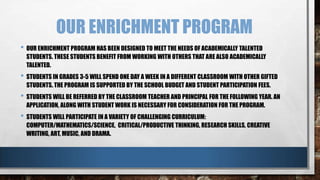 Gifted and talented program | PPTX