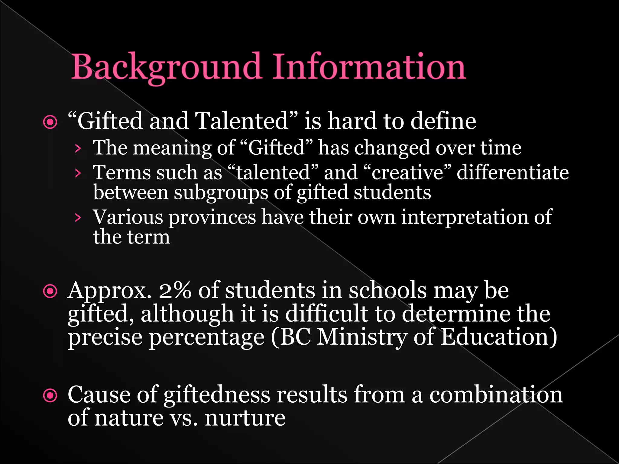 Gifted and Talented Students | PPTX