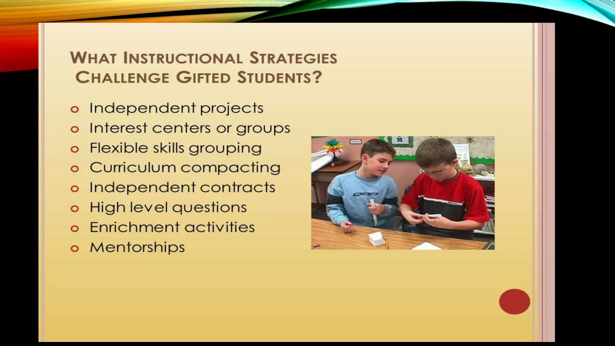 Gifted and talented students | PPTX