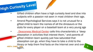 Gifted Children / Characteristics of Gifted Children | PPT