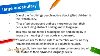 Gifted Children / Characteristics of Gifted Children | PPT