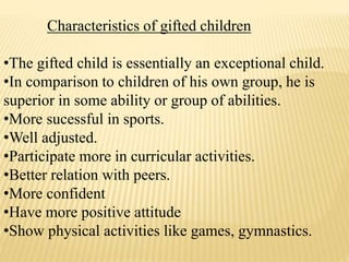 Gifted children | PPTX