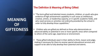 Gifted Children - Najma Kazi | PPTX