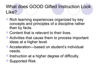 Gifted presentation 10 11 | PPT