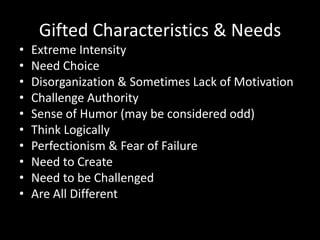 Gifted presentationprofessionaldevelopment | PPTX