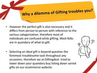 Giftingdeal: Birthday Gifts for Girls | PPT