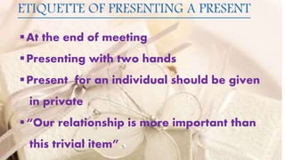 Gift presentation | PPTX | Wedding | Personal Celebrations & Life Events