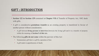 TOPIC ON THE PRESENTATION IS GIFT UNDER TPA | PPTX