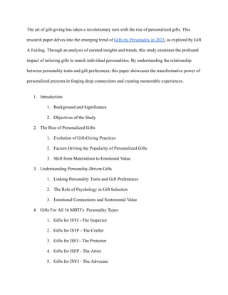 Gifts By Personality - GiftAFeeling - Research Paper.pdf
