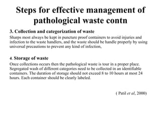 BIOSAFETY AND WASTE MANAGEMENT IN HISTOPATHOLOGY | PPTX