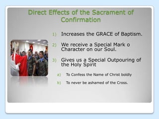 Gifts of the holy spirit & confirmation | PPTX