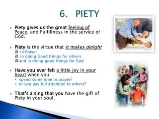 Piety Gift Of The Holy Spirit