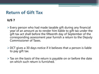 Gift tax presentation | PPTX