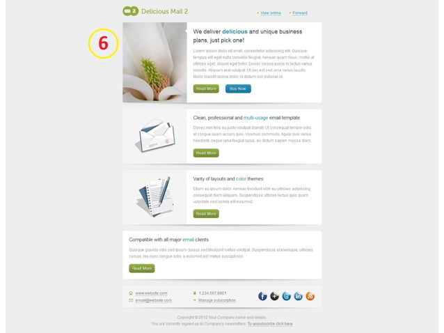 Emeil Templates [SET-1] | PPT