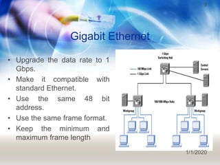 Gigabit ethernet by jitendra kumar | PPTX