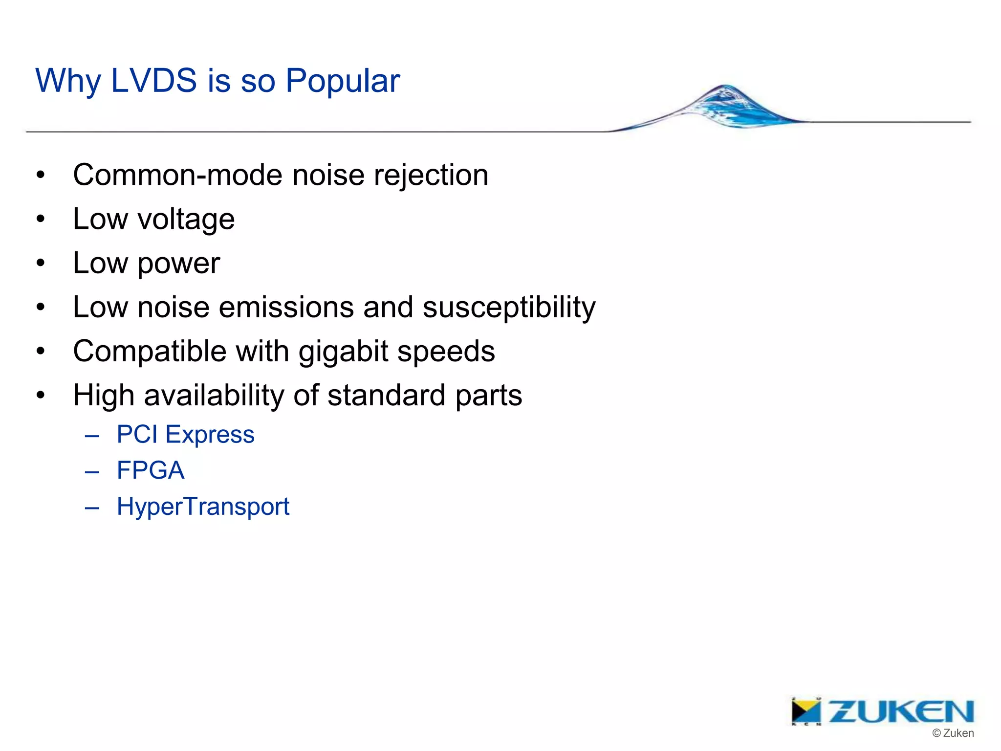 Zuken - Gigabit LVDS Signaling on a PCB assisted by Simulation and S ...