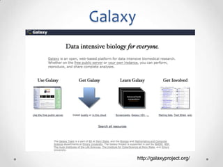 Tin-Lap Lee: Next-Gen Sequencing Analysis by GigaGalaxy | PPT