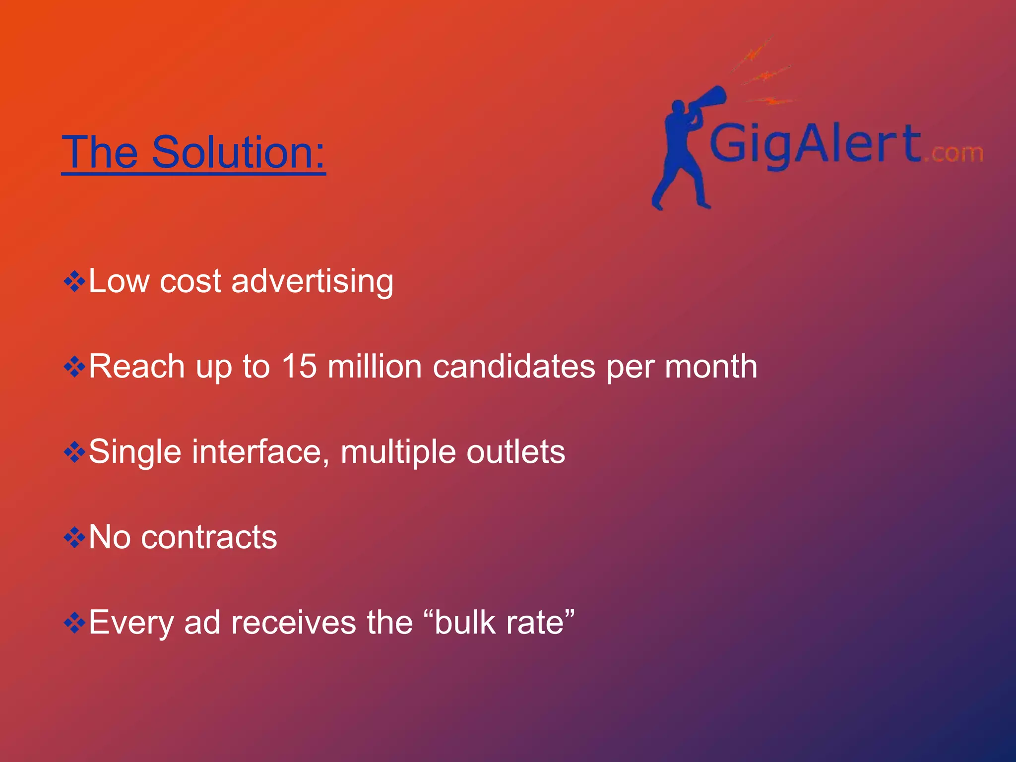 Gig Alert Hr Presentation | PPT