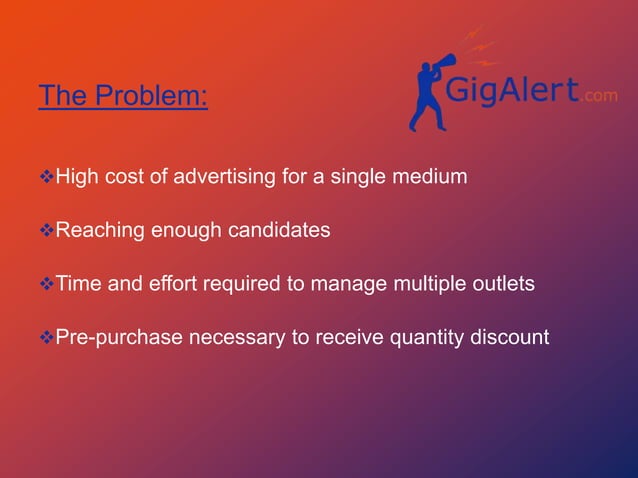 Gig Alert Hr Presentation | PPT