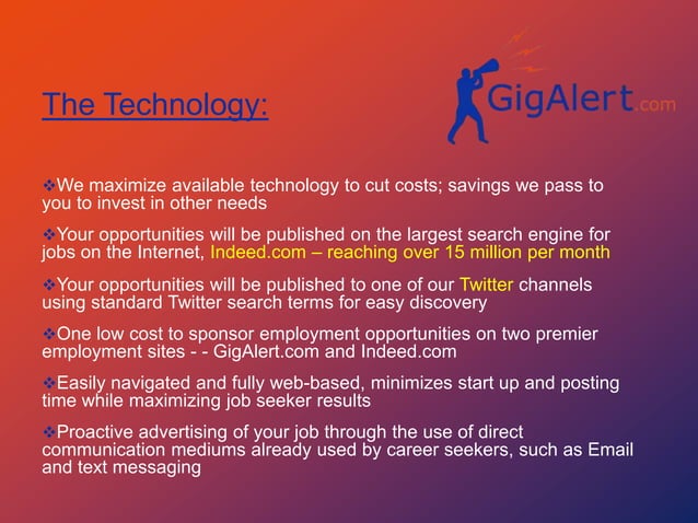 Gig Alert Hr Presentation | PPT