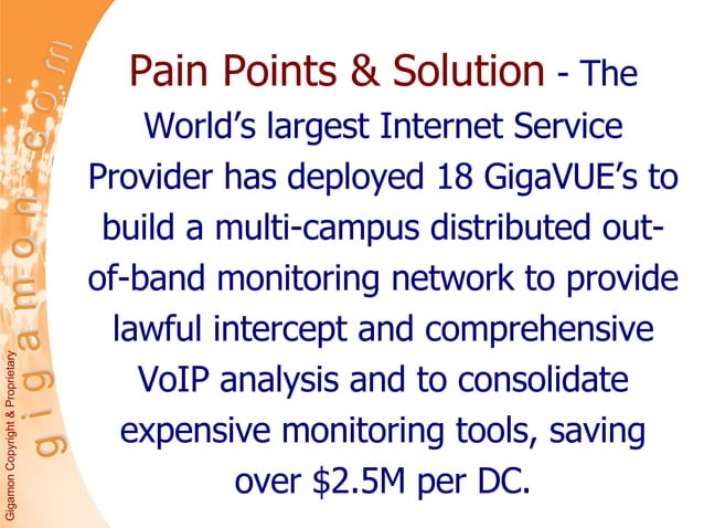 Gigamon Systems Case Studies | PPT