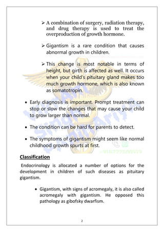 Gigantism Causes Symptoms Diagnosis Treatment