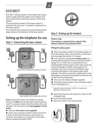 Gigaset a260 a265 user manual | PDF