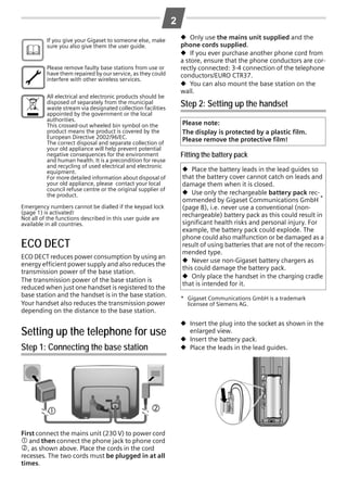 Gigaset AL140 AL145 Telephone Manual | PDF