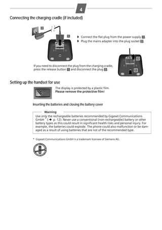 Gigaset al180 al185 telephone manual | PDF