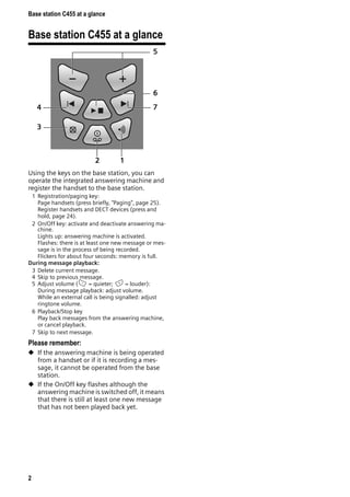 Gigaset c455 user guide | PDF