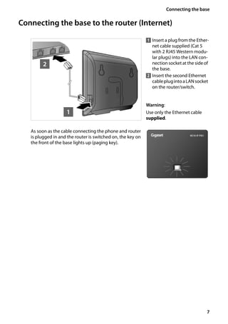 Gigaset N510 IP PRO VoIP/SIP DECT Base | PDF