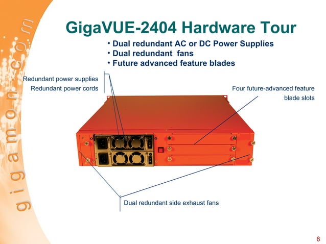 Gigamon GigaVue 2404 Hardware Tour | PPT