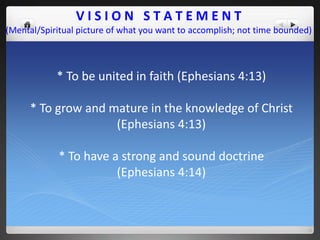 GIGCC Mission, Vision and Purpose | PPTX