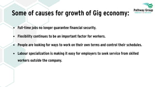 Gig Economy & The Future of Work by Safaraz Ali | PPT