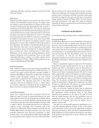 Gigerenzer Why Heuristics Work | PDF