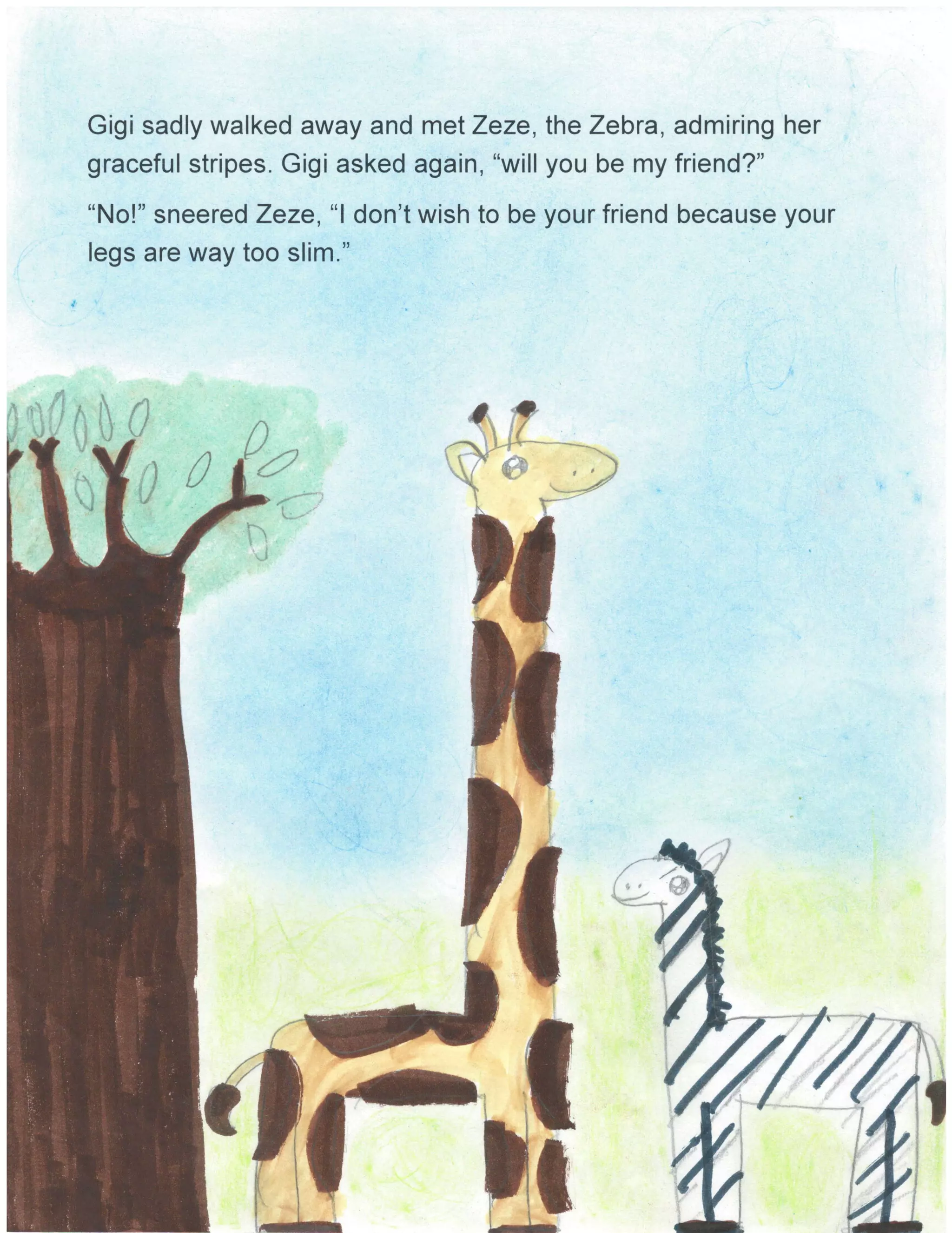 Gigi the Very Friendly Giraffe (Updated Version) | PDF