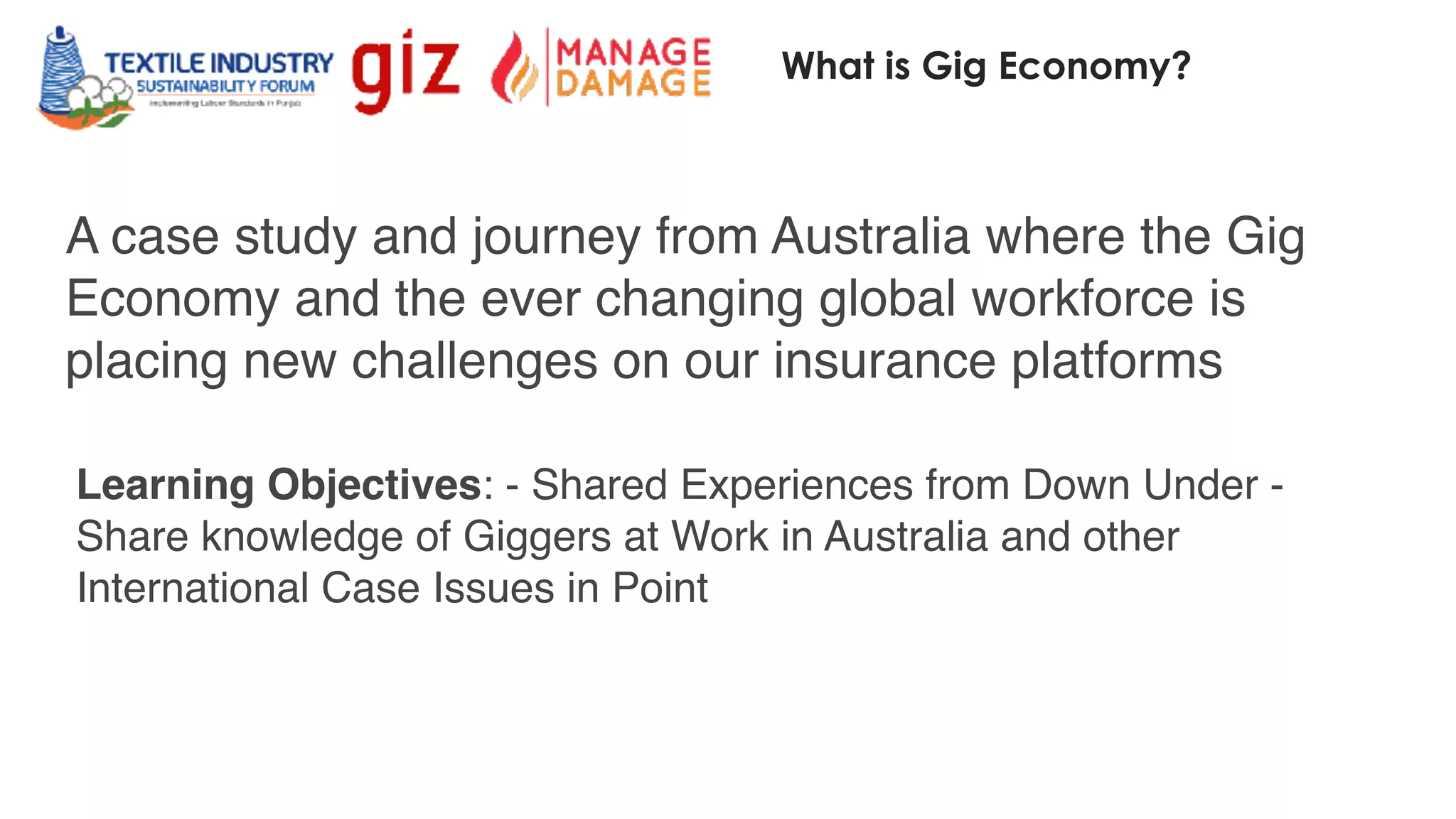 The Gig Economy & Challenges with the New Age Work | PPT