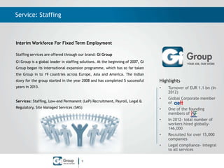 Gi Group India - International Recruitment | PPTX