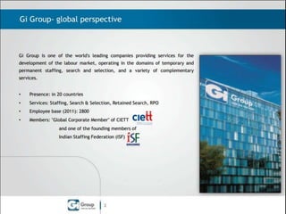 Gi Group India Corporate Presentation | PPTX