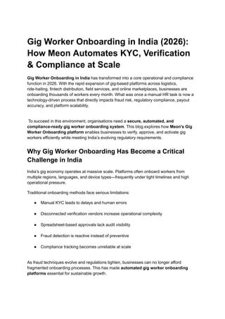 Gig Worker Onboarding in India (2026)_ How Meon Automates KYC ...