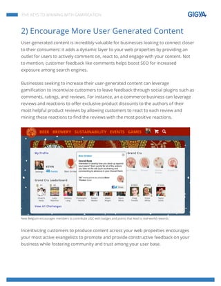 5 Keys to Winning with Gamification | PDF