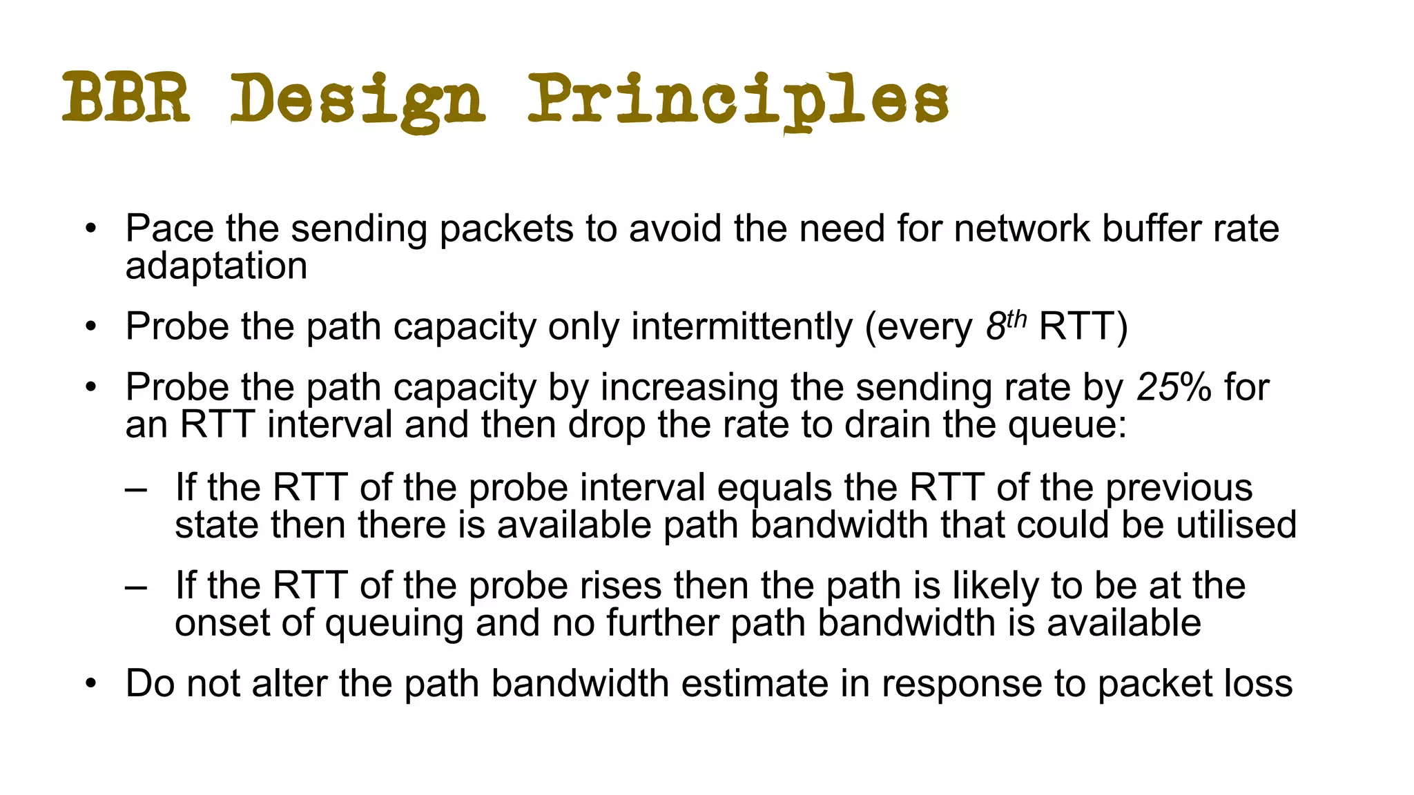RIPE 80: Buffers and Protocols | PPT