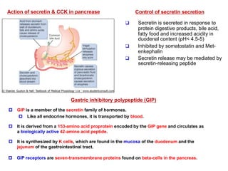 Gastrointestinal hormones ( Gastrin , secretin and cholecystokinin) | PDF
