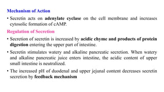 Gastrointestinal Hormones by Pandian M, Dept of Physiology DYPMCKOP ...