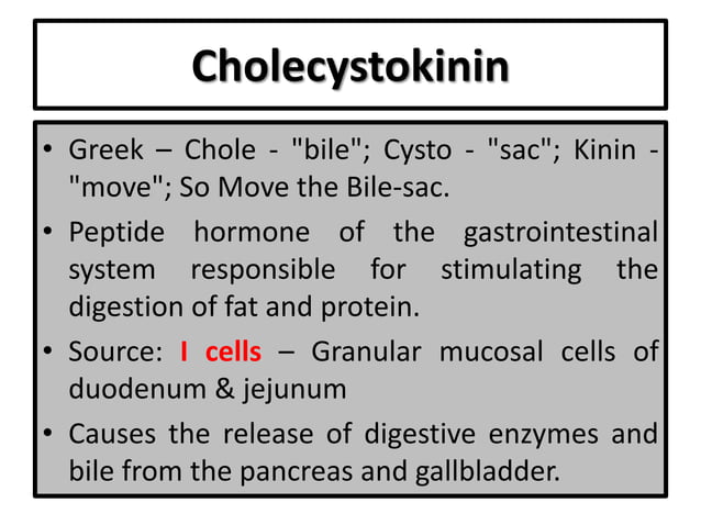 Gastrointestinal Hormones Their Uses And Functions Ppt 3336