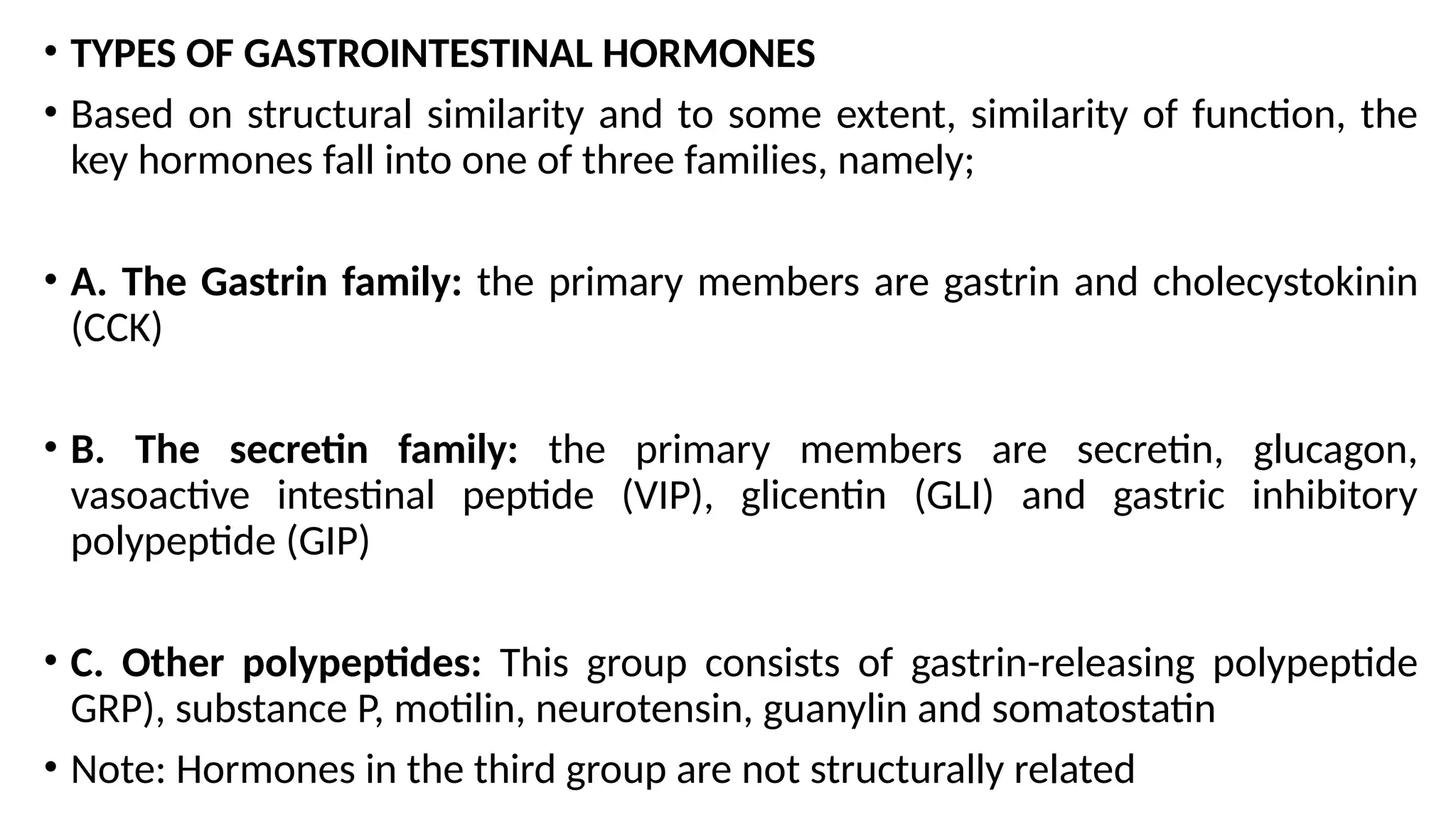 GI HORMONES.in the study of the gastrointestinal system | PPTX