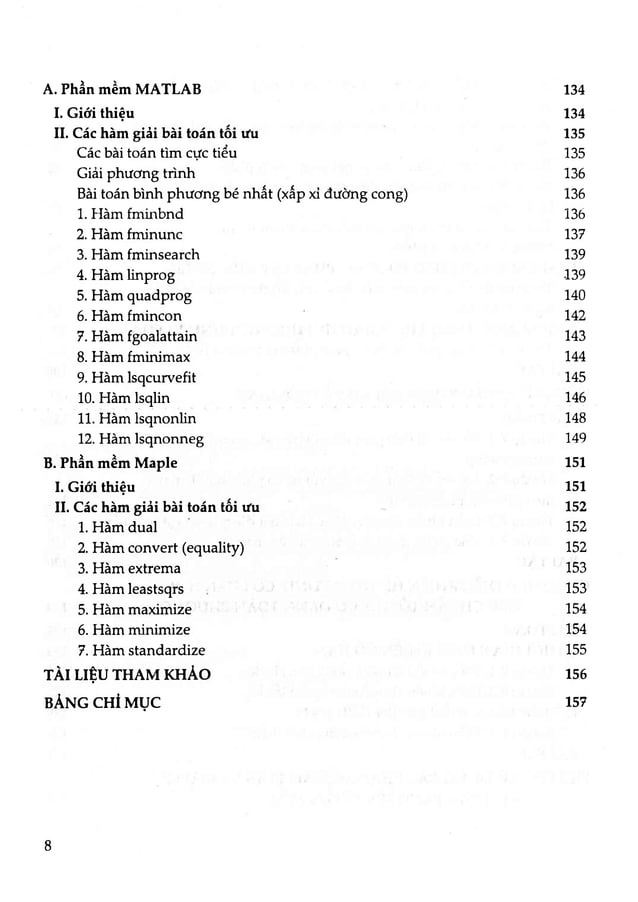Giải bài toán tối ưu hóa ứng dụng bằng MATLAB - Maple - Tối ưu hóa tĩnh và điều khiển tối ưu ...