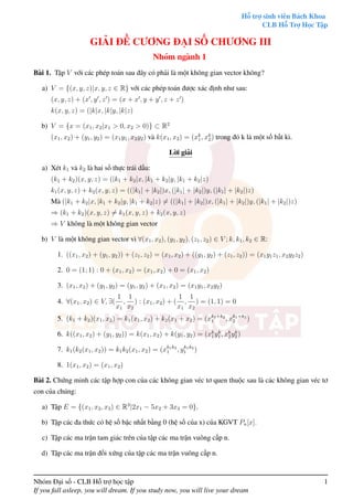 giai de cuong chuong 3 dai so tuyen tinh | PDF