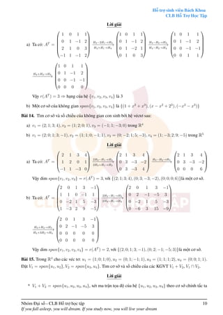 giai de cuong chuong 3 dai so tuyen tinh | PDF