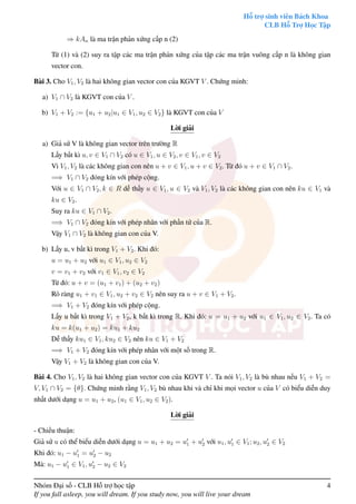 giai de cuong chuong 3 dai so tuyen tinh | PDF